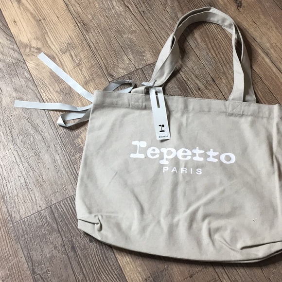 Repetto | Bags | Nwt Repetto Paris Ballet Grey Canvas Tote Bag | Poshmark
